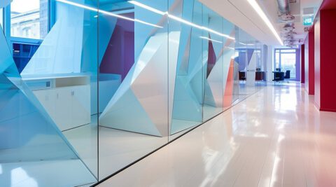 Paredes divisorias de vidrio continuo | Vidreglass®